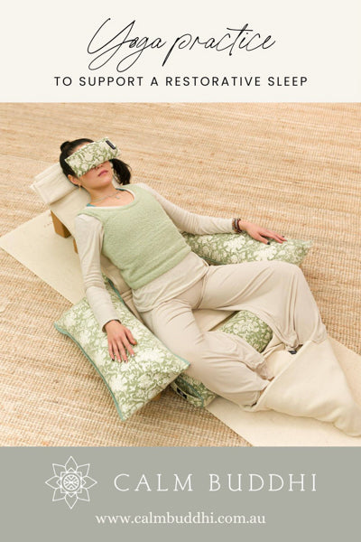 3 Yoga Poses for Deep and Restorative Sleep – Calm Buddhi