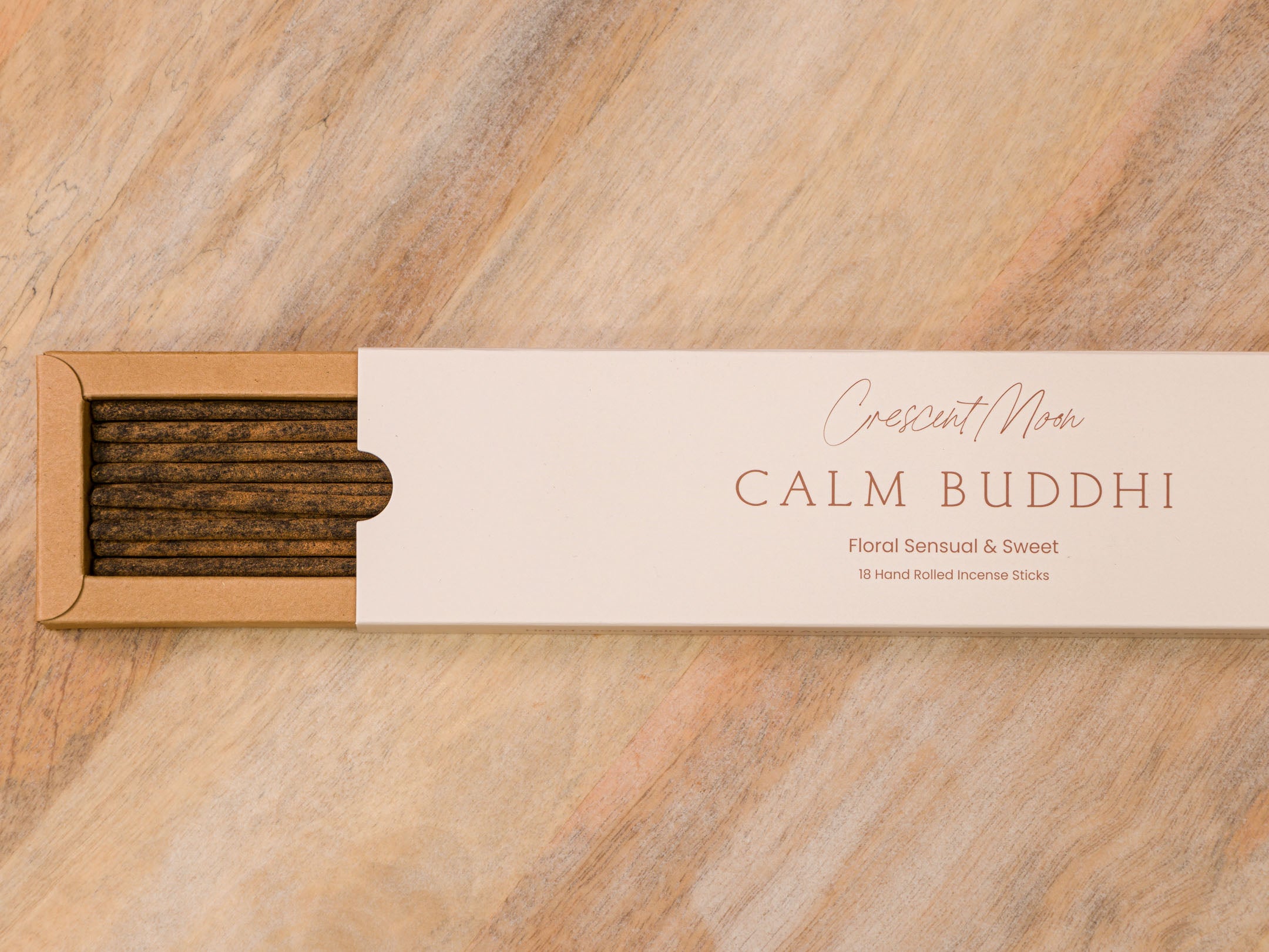 Crescent Moon – Tuberose Incense Sticks – Calm Buddhi