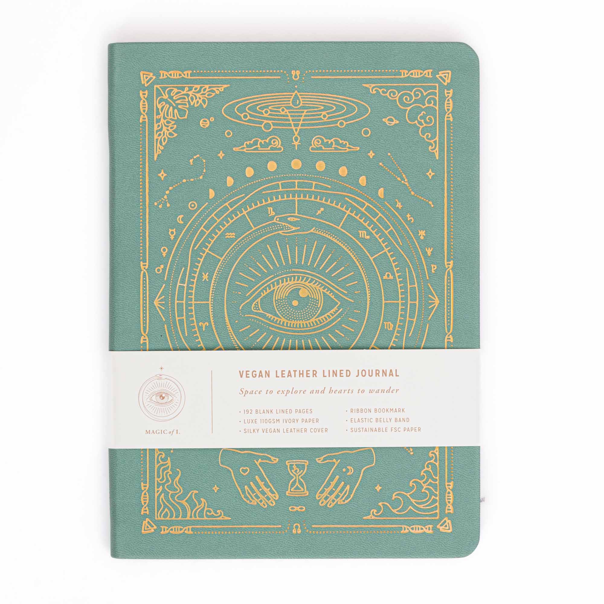 Magic of I Vegan Leather Journal - Lined – Calm Buddhi