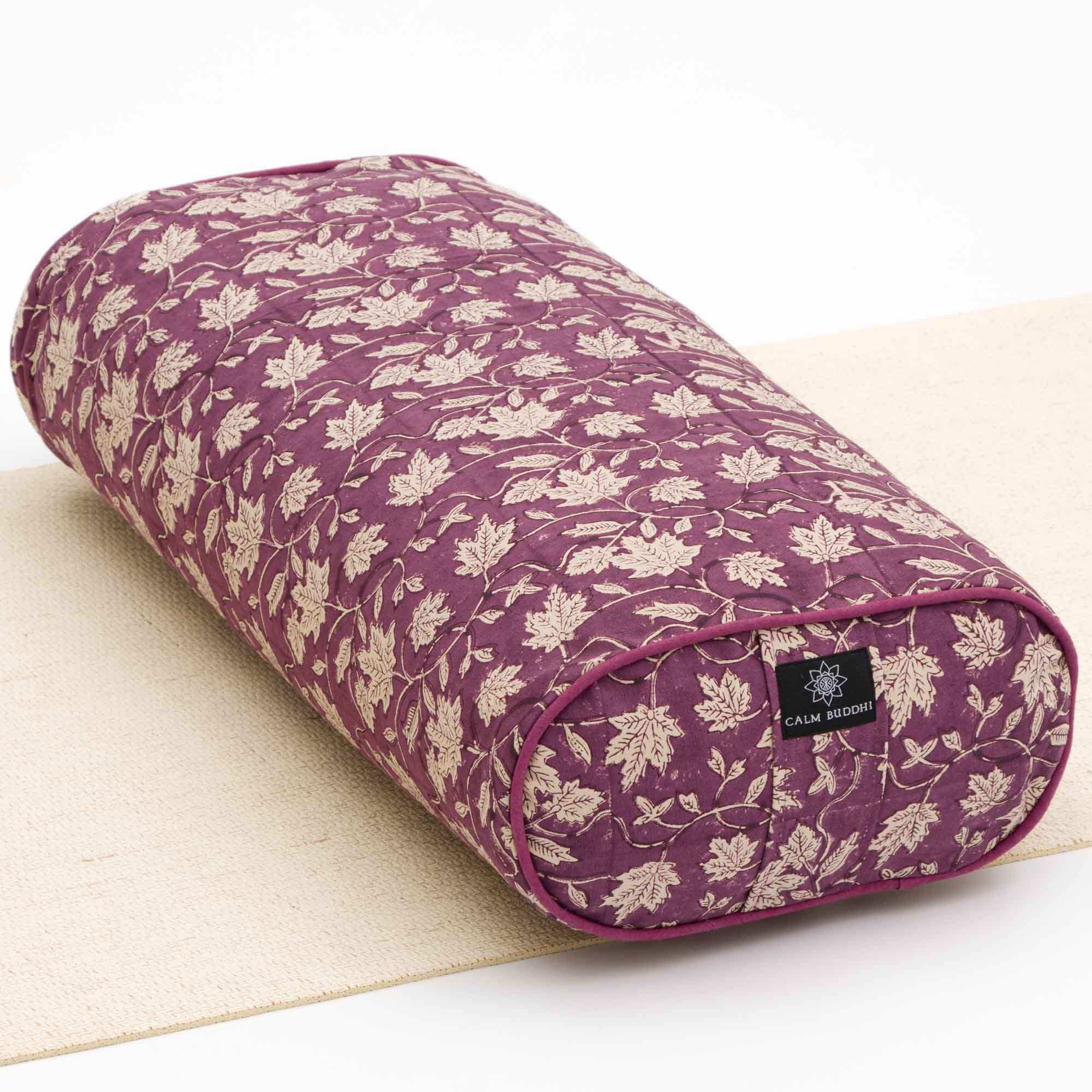 Maple Wood Oval Yoga Bolster – Calm Buddhi