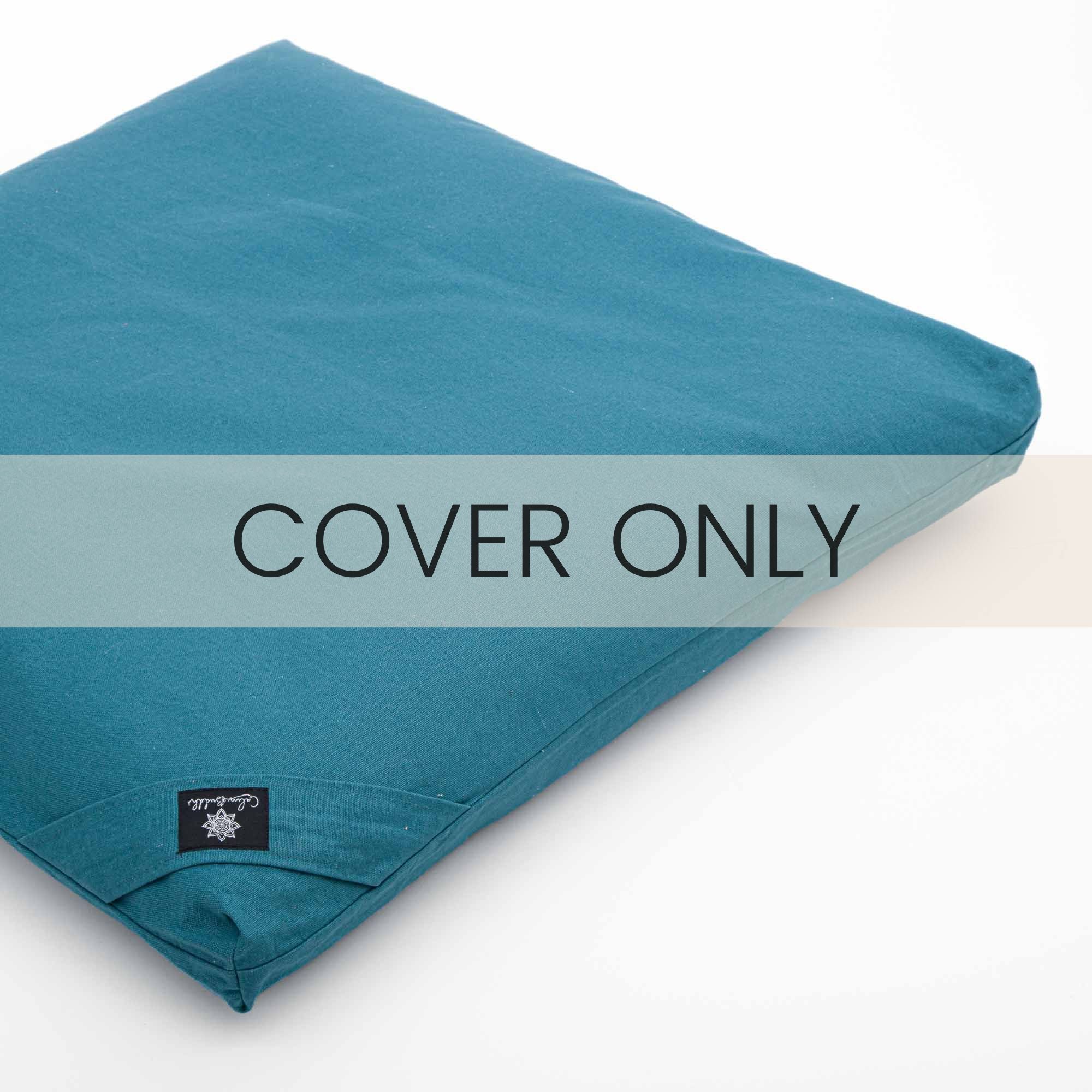 Meditation Cushion - Teal Zabuton - Cover Only – Calm Buddhi