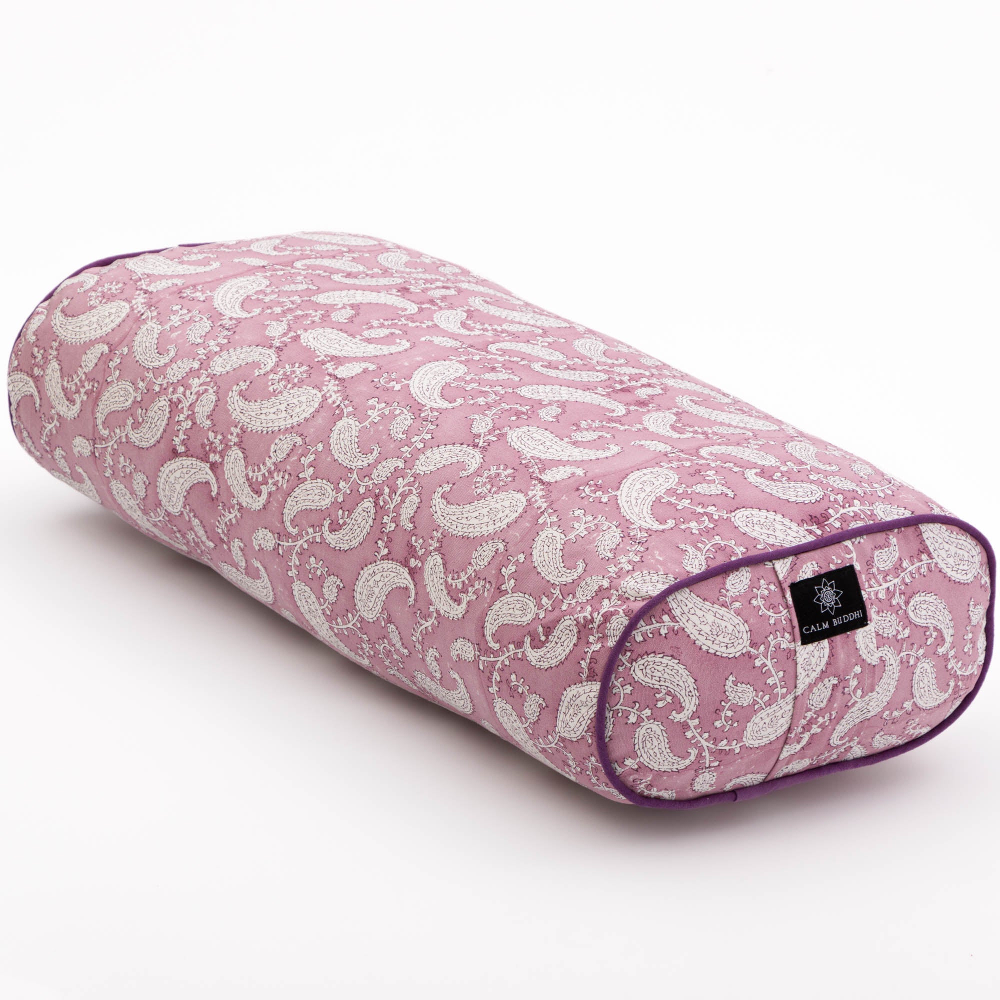 Indi Rose Paisley Oval Yoga Bolster – Calm Buddhi